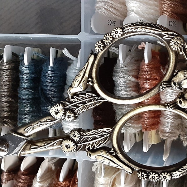 Feathered Friends Embroidery Scissors • Bird Quilting Scissors in ...
