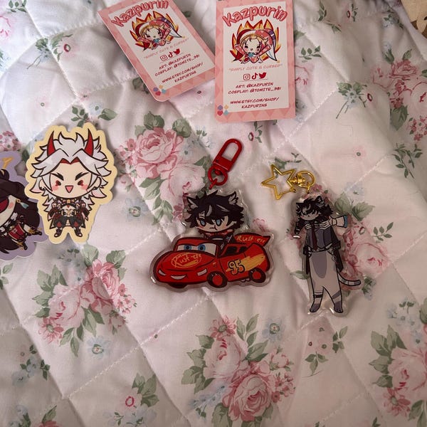 Identity V IDV Long Cat Charms / Stickers - Etsy