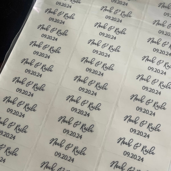 Return Address Labels, Clear Address Labels, Address Labels, Wedding ...