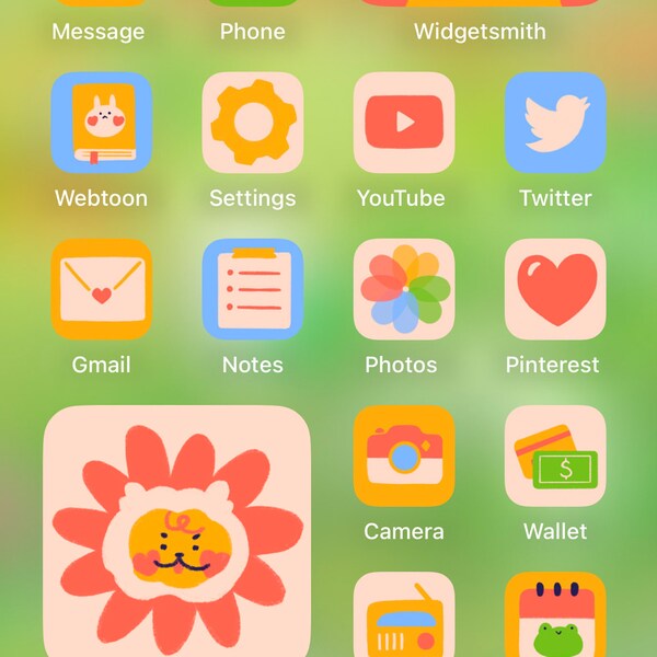 Cute Animals App Icon Set (ios 18 & Android) - Etsy