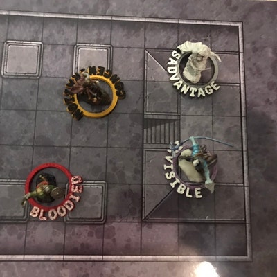 Condition Rings / Status Effect Markers for Dungeons and Dragons 5e dnd ...