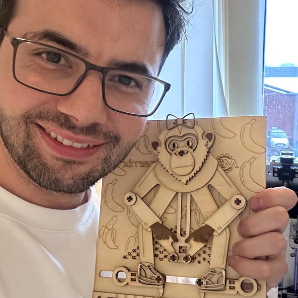 DIGITAL FILE - Kinetic Wave Automata - Moving Sculpture - Laser Cutter ...