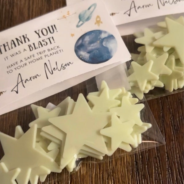 Editable Outer Space Treat Bag Toppers Space Birthday Party Favors ...