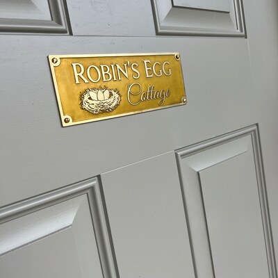 Copper Door Sign Home or Office Door Sign House Room - Etsy