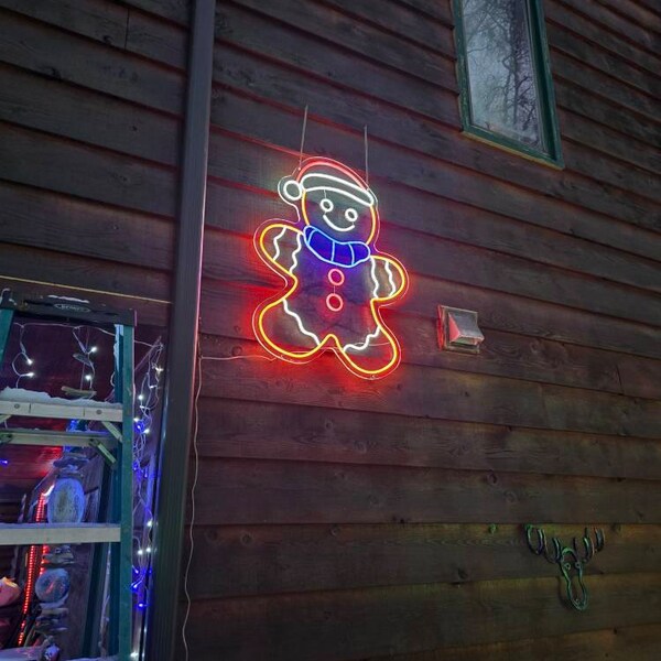 Wave Neon Sign LED Neon Sign Wave Wall Decor Beach House Wall Sign Sea ...