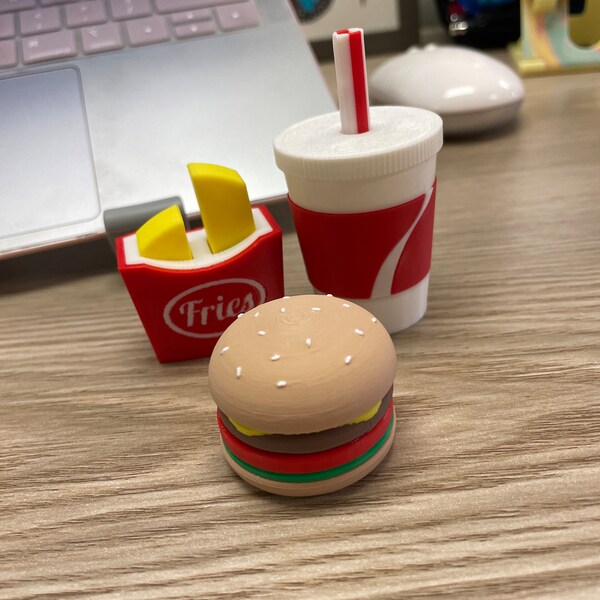 Cheeseburger Magnetic Fidget Toy 4 Piece Magnetic Slider Stim Toy ...