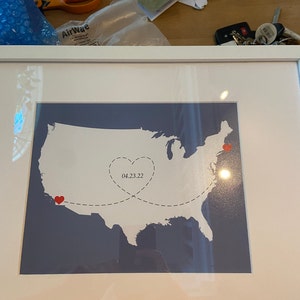 Exchange Student Map Raleigh North Carolina USA Matera - Etsy