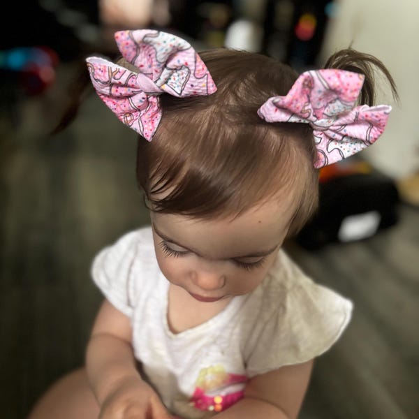 Icky Sticky Bubble Gum Hair Bow, Miss R Hair Bow, Baby and Toddler Hair ...