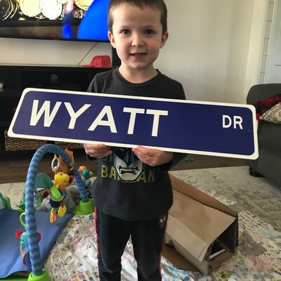 Wyatt, Wyatt Sign, Wyatt Gift, Wyatt Decor, Child Gift, Grandchild Gift ...