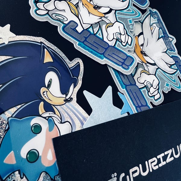 SONIC POPSICLE STICKER - Etsy