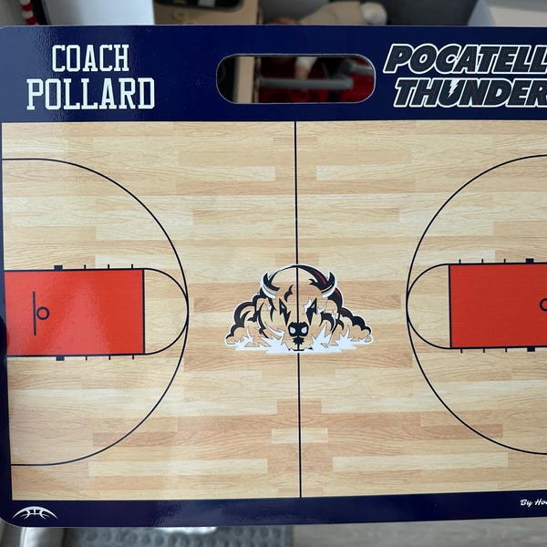 Personalized Magnetic NBA Basketball Clipboard – Custom Tactic Board ...