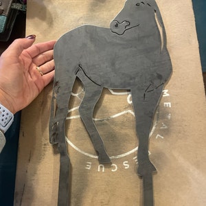 Rhodesian Ridgeback Corten Steel Dog Silhouette Rust Art - Etsy