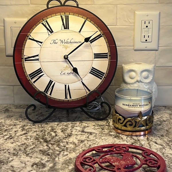 Carolina Red Wall Clock, 8 Sizes!!, EXTRA Quiet Mechanism, Lifetime ...