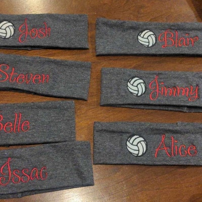 Soccer Headband, Sports Headband, Monogrammed Headband, Personalized ...