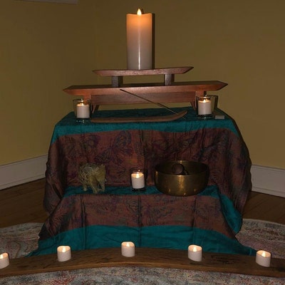 Iyengar Yoga Back Bending Bench. Wooden Yoga Bench. Viparita - Etsy