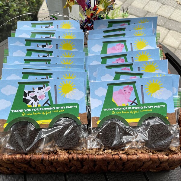 Tractor Donut Party Favor, Farm Party, Farm Birthday Party, Farm Favor ...