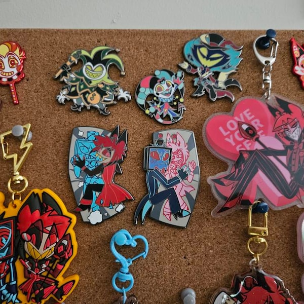 Hazbin Hotel Radioapple Chibi Dance Pin Lucifer Alastor PREORDER - Etsy