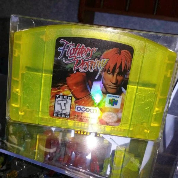 N64 Reproduction Game Case Cartridge Shell- Transparent Clear, Atomic ...