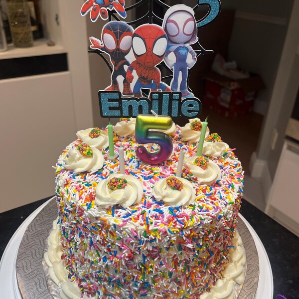 2D Minions Any Name/age Cake Topper | Theme Cake Topper | Customize ...