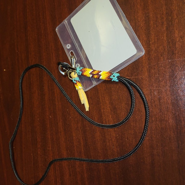 Beautiful Peyote Stitched Lanyards - Etsy