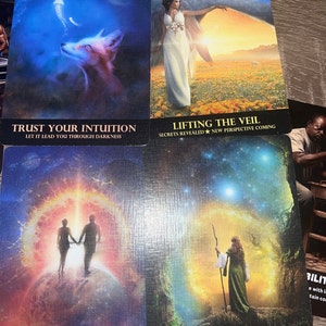 Past Life Oracle Deck Set With Travel Bag - Etsy