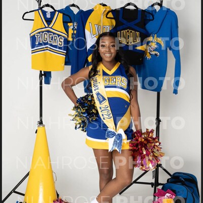 Cheer SENIOR SASH Senior Sash Soccer Sash Color Guard Sash - Etsy