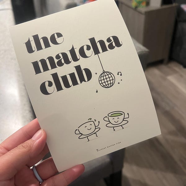 The Matcha Club, Matcha Tea Sign, Funny Matcha Latte Decor, Matcha ...