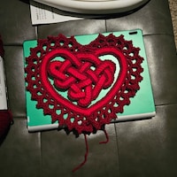 Celtic Garland Christmas Garland Crochet Garland Crochet - Etsy Canada