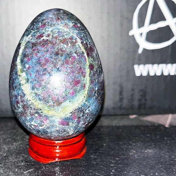 Blue Banded Agate Carnelian Sphere | 55MM | Large Polished Crystal ...