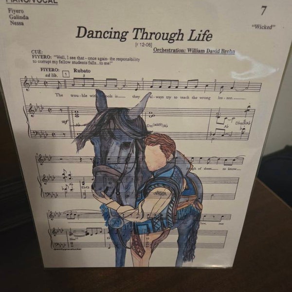 Moulin Rouge Derek Klena Sheet Music Art - Etsy