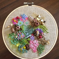 Meadow Jewels Embroidery Kit - Etsy UK