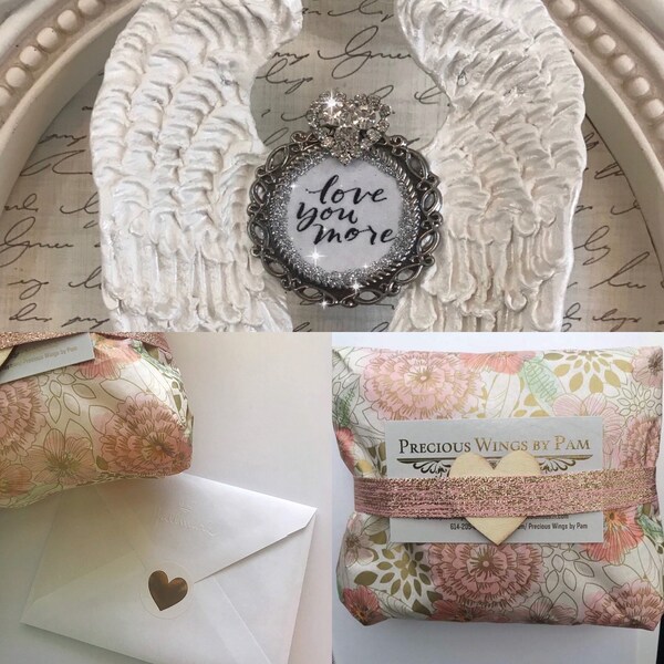 Unique Personalized Handmade Angel Wings Inspirational Cross “love You ...