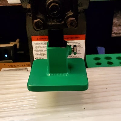 Arbor Press Accessory Attachment Foot Steel Press Plate Clicker Hand ...