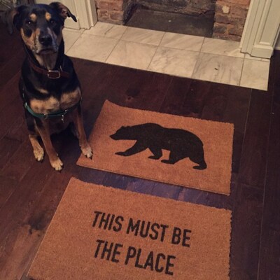 Bear Doormat, Bear Door Mat, Bear Welcome Mat, Doormat, Door Mat ...