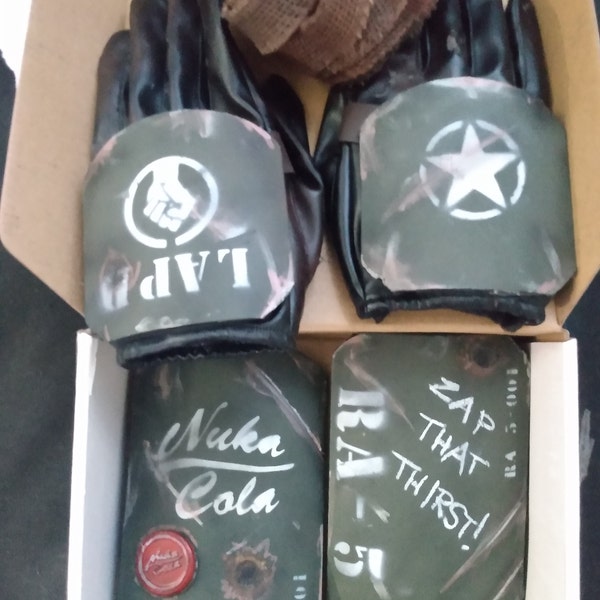 NCR Ranger Veteran Arm Armor + Leather Gloves - Etsy