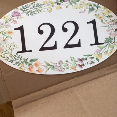 Victorian 1-line Address Sign Custom Shaped Address Plaque - Etsy