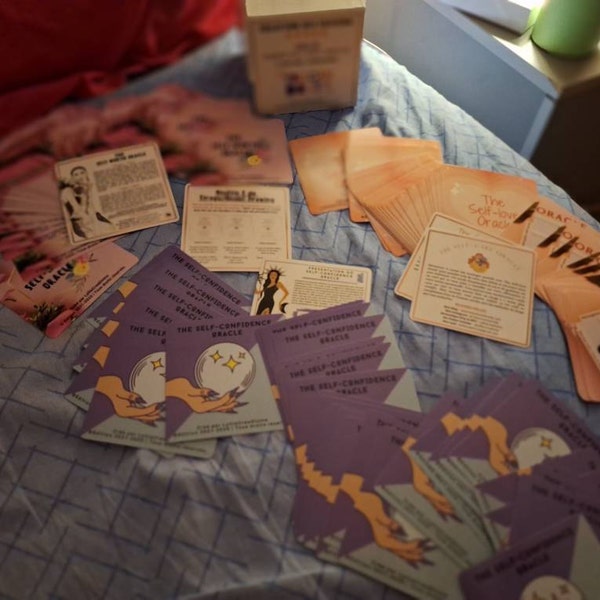 Oracle of Angels and Earthly Guides - 50 Cards in French - Intuitive ...