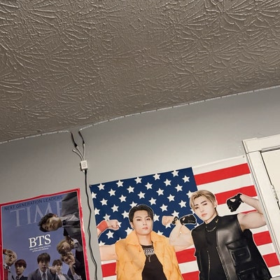 BTS Jungkook Seven Concept Photo Flag Banner, Jungkook Hot Pink ...