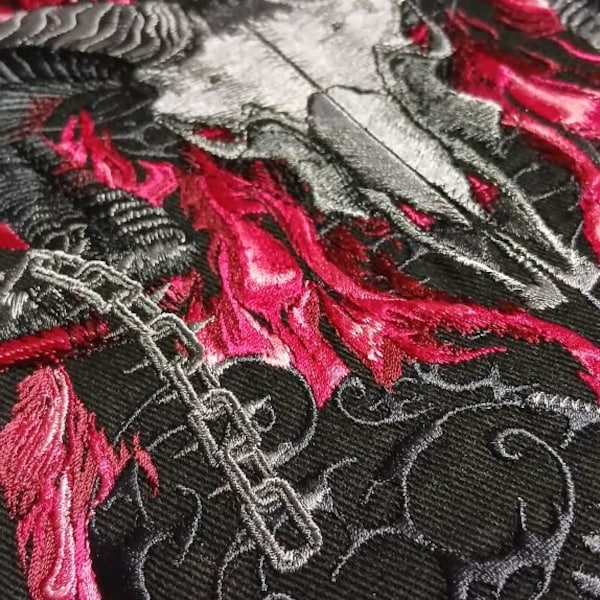 Phoenix Patch, Back Patch, Patches for Jackets, Mythical Bird, Fashion ...