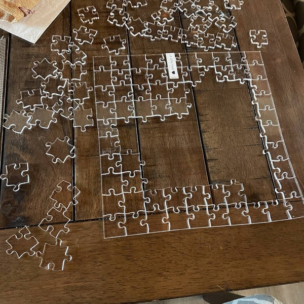 Impossible Puzzle | Impossible Acrylic Puzzle for Adults | Clear Jigsaw ...