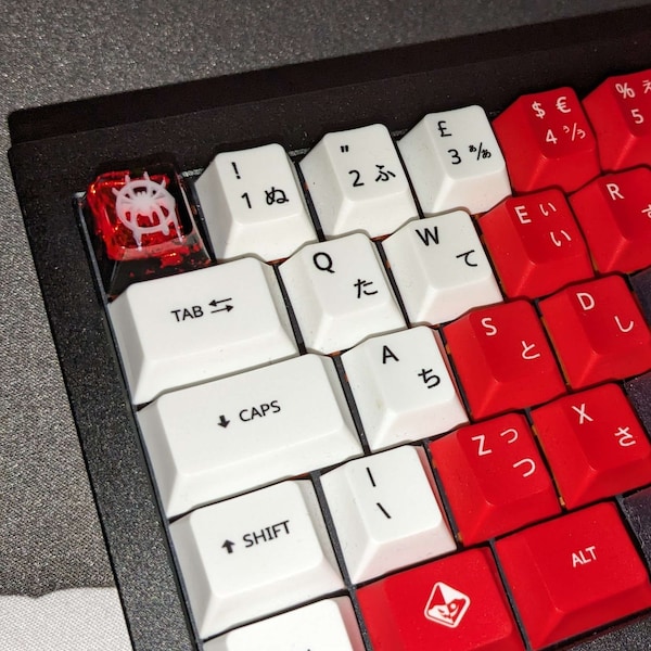 Black & Gold Artisan Keycap 1u R4 Size - Hand Made Keycaps Mechanical ...