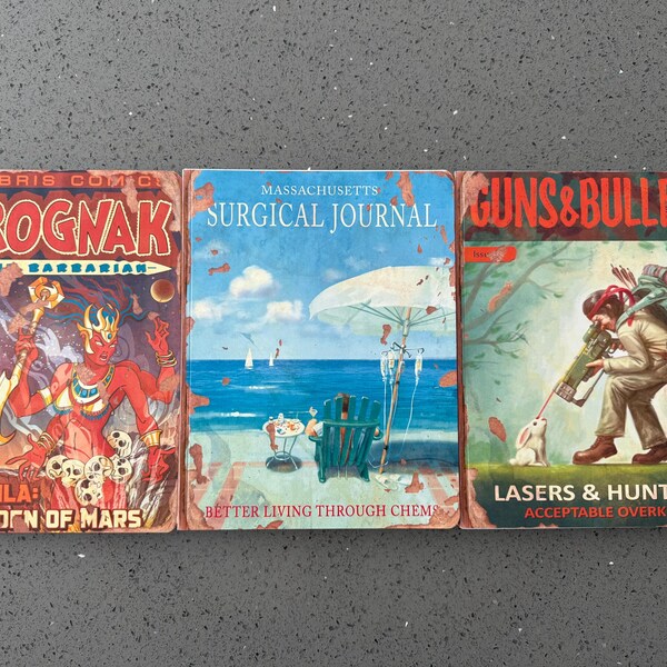 Un-official Handmade Fallout Magazines / Journals / Books - Etsy