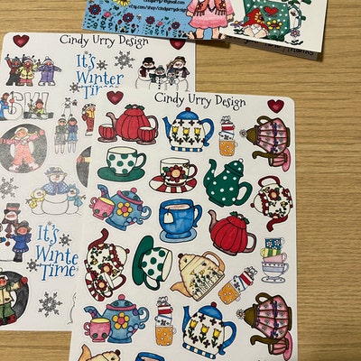 Balloons Cute Functional Icon Reminder Stickers, Planner, Bullet ...