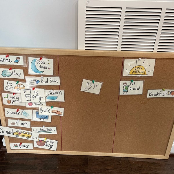 Visual Schedule Toddler Kids Routine Chart Printable Cards - Etsy