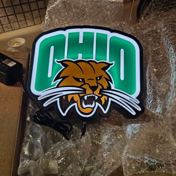 Sam Houston State University Bearkat Paw LED Neon Sign 20 W X 16.6 H ...