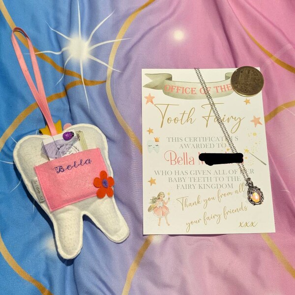 Fairy Dust Bottles With Fairy Wings Perfect Gift From the Tooth Fairy ...