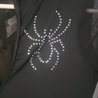 Spider Web Appliqué, Crystal Spider Web Iron On, Rhinestone Spider Web ...