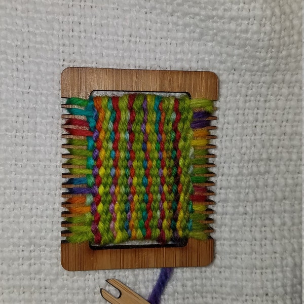 Mini Weaving Loom Kit, Makes 2, Miniature Craft Kit, Tiny Weaving Loom ...