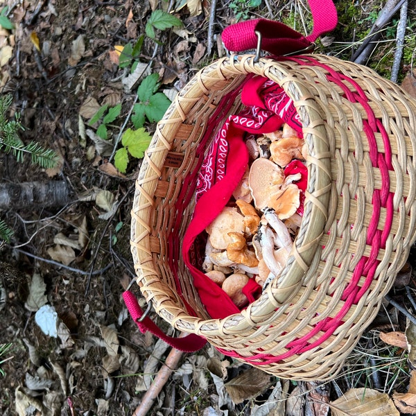 Adirondack Pack Basket- Foraging Backpack - “red-shouldered Hawk“ - Etsy
