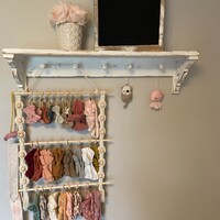 Shelf With Hooks Shelf Stocking Holderpeg Rail Coffee Bar - Etsy Canada